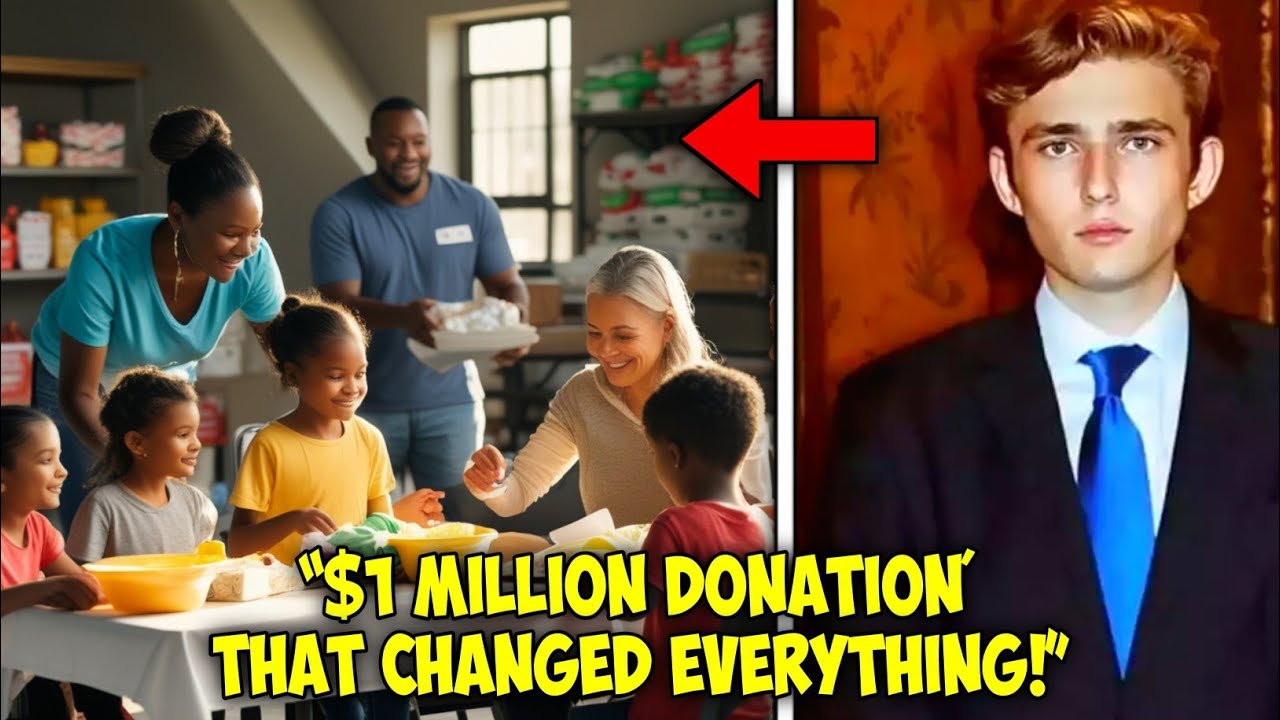 Barron Trump Surprises a Charity with a Million-Dollar Donation. - YouTube