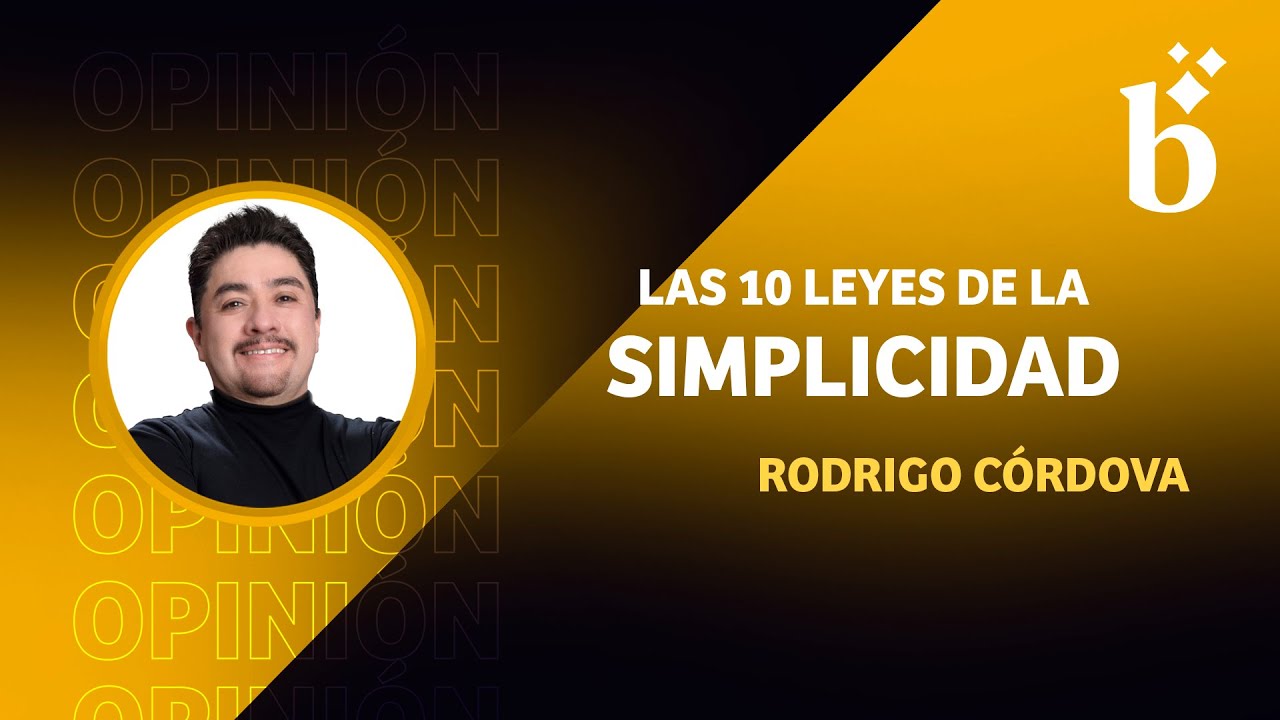Las 10 leyes de la simplicidad - YouTube
