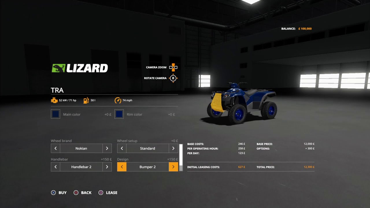 Farming Simulator 19 mod quad bike - YouTube