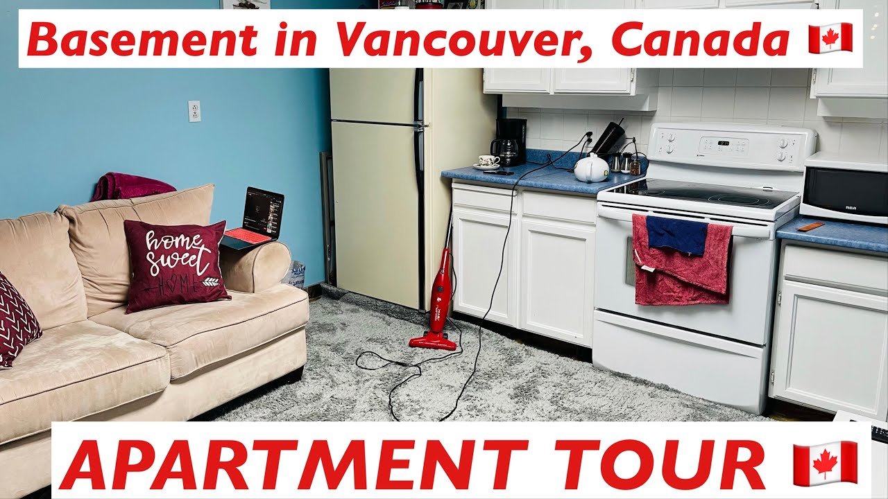 LIFE IN A BASEMENT 🇨🇦 | Apartment Tour| Fully Furnished Basement Tour ...