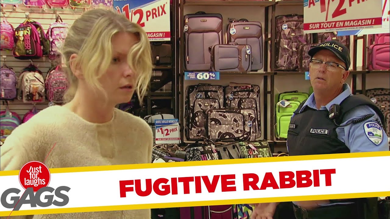 Fugitive in a Bunny Suit Prank - YouTube