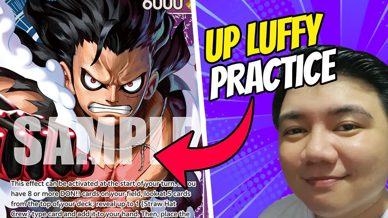 [OP12] Let's chill and practice UP Luffy! | One Piece Card Game - YouTube
