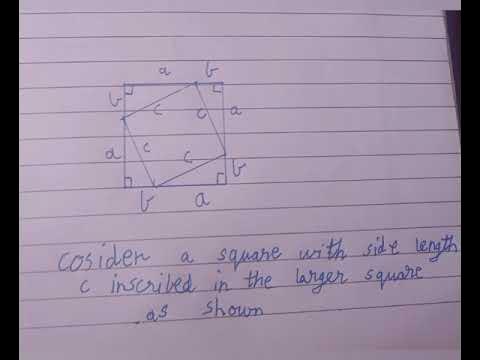 Easy proof of Pythagoras theorem - YouTube
