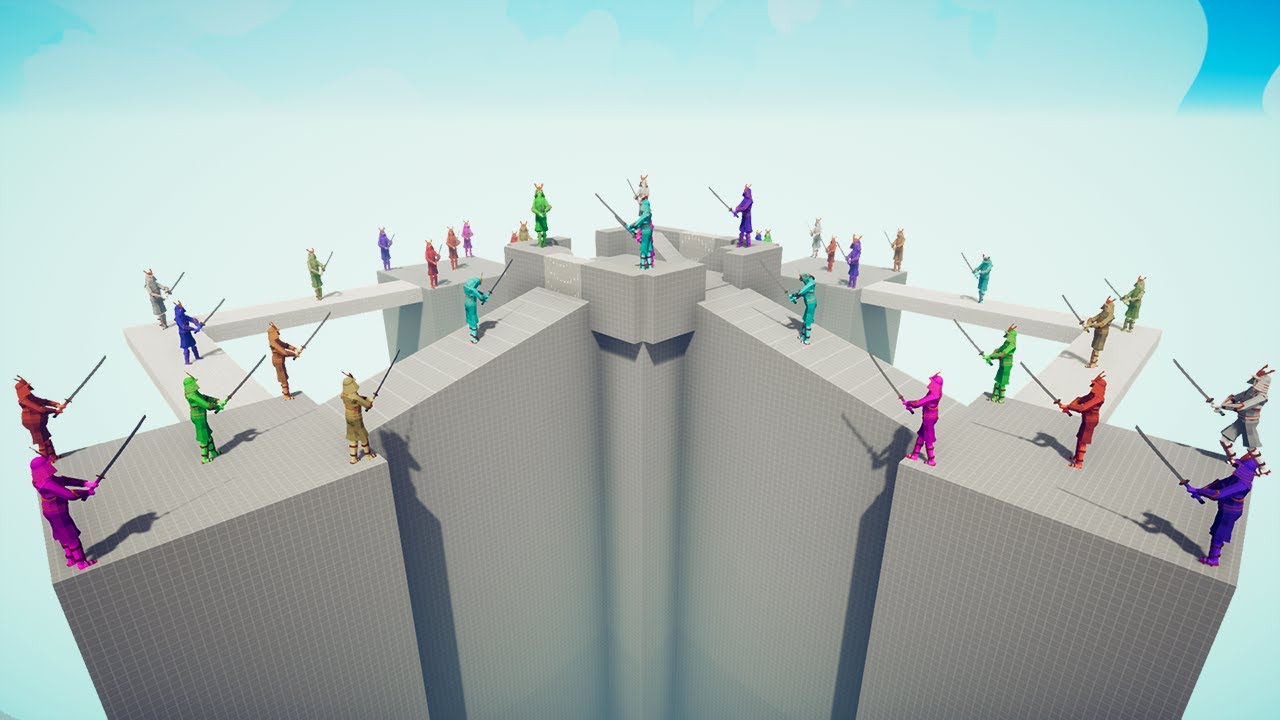 Modern King Of The Hill Map Battle Royale! | Totally Accurate Battle ...