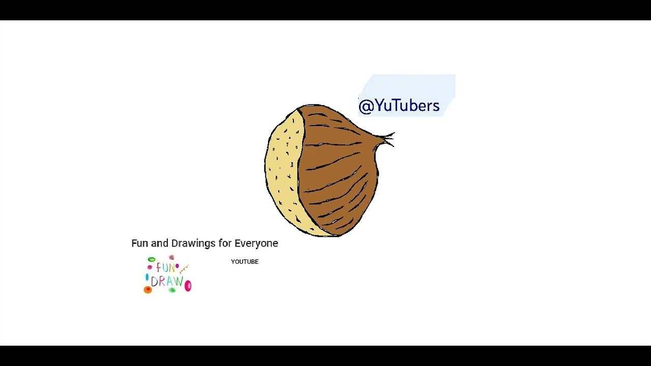 How to draw chestnuts 🌰 - YouTube