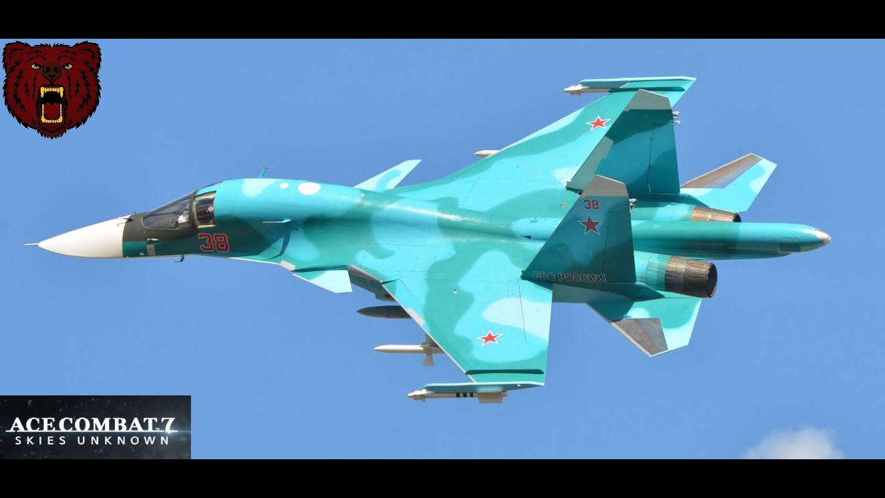 Skies of Ace Combat - SU-34 Fullback - YouTube