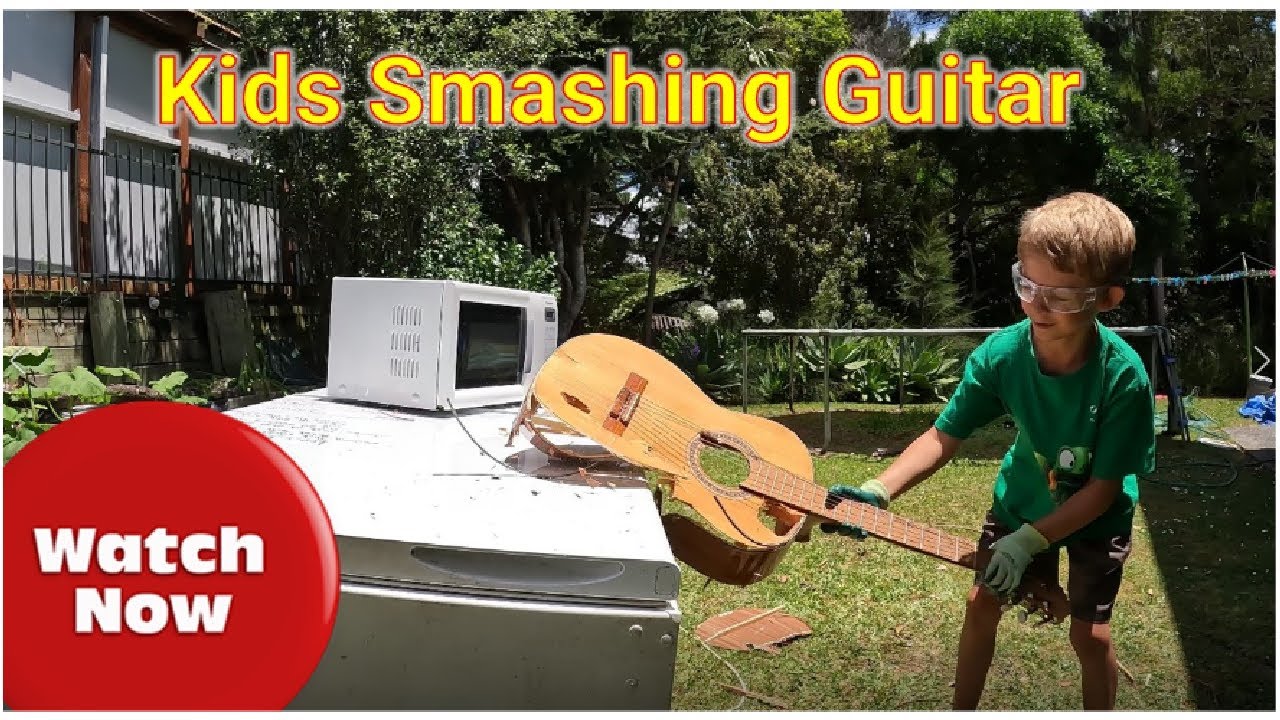 Kids Smashing Guitar - YouTube