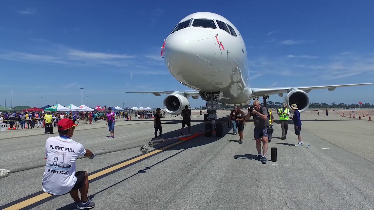 190817 Plane Pull Special Olympics - YouTube