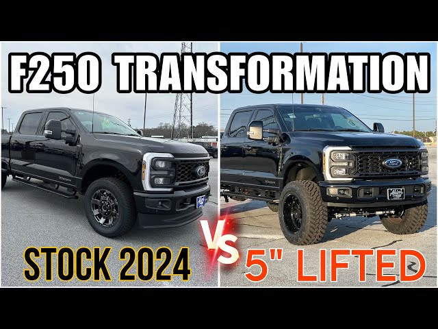 New Fully Custom F250 Lifted 5" LIFTED On 38s!! 2024 Ford F250 Lariat