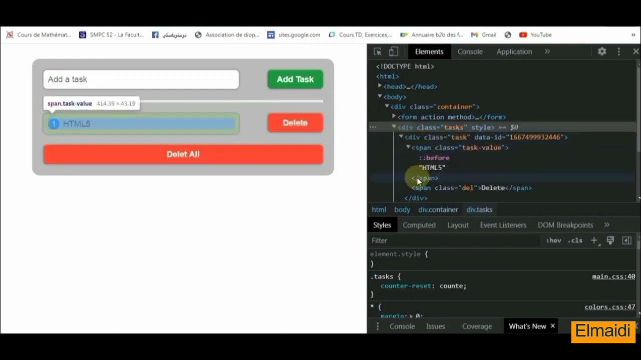 To do list using HTML, CSS and JavaScript for beginners - YouTube