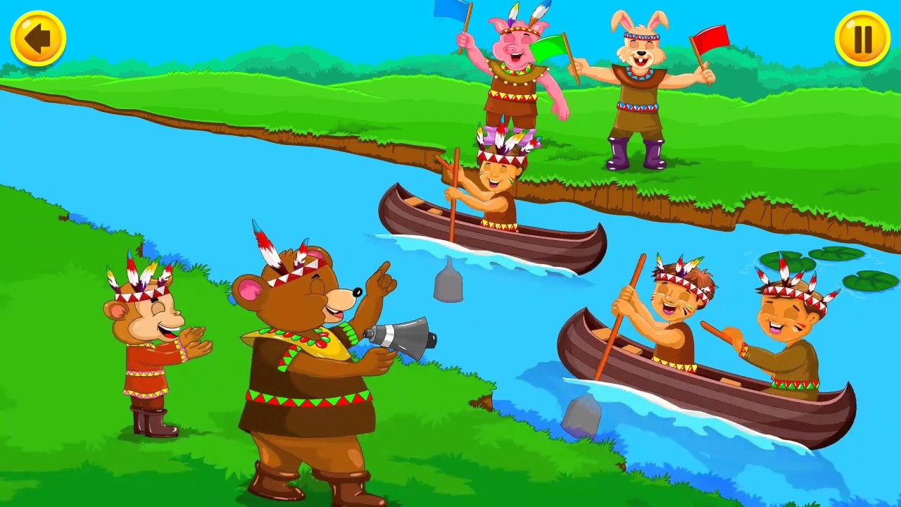 Ten Little Indians | Nursery Rhymes & Kids Songs - YouTube