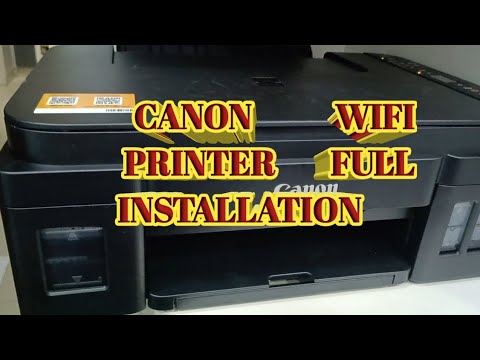 CANON WIFI PRINTER FULL INSTALLATION (MODEL NO-3012)// FULL REVIEW IN ...