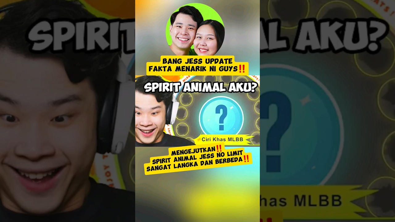 SPIRIT ANIMAL JESS NO LIMIT‼️ #jessnolimit #mlbb #faktamenarik # ...