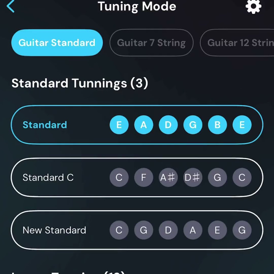 How to tuning your guitar standard? Perfect Guitar Tuner App - YouTube