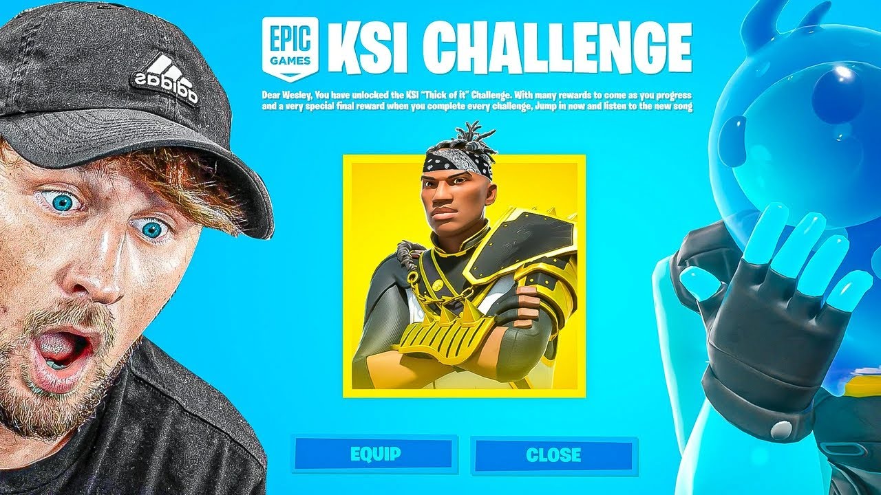 KSI "Thick Of It" Challenge in Fortnite!! - YouTube