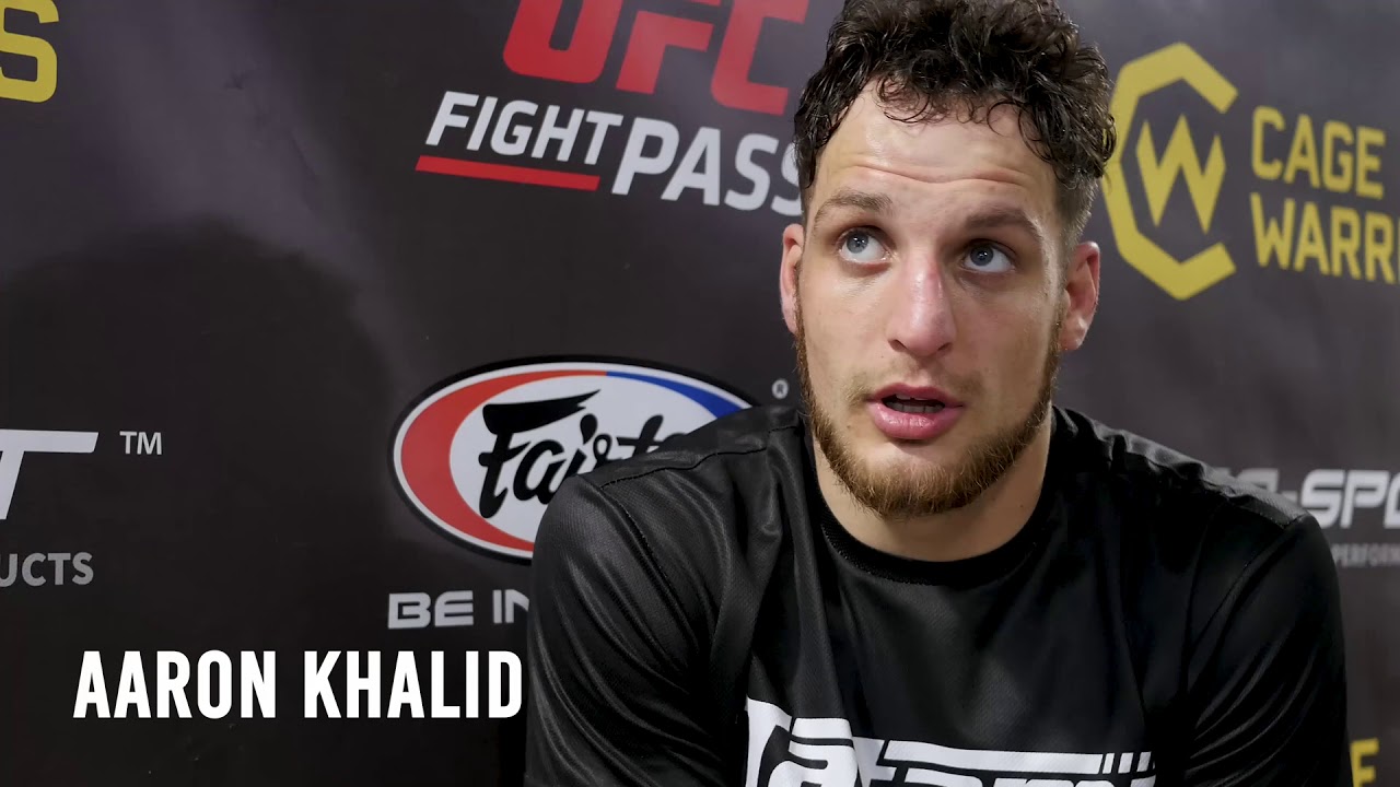Aaron Khalid Interview / Cage Warriors 100 - YouTube