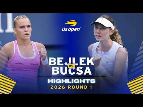 Sara Bejlek vs. Cristina Bucsa Highlights | 2026 US Open Round 1