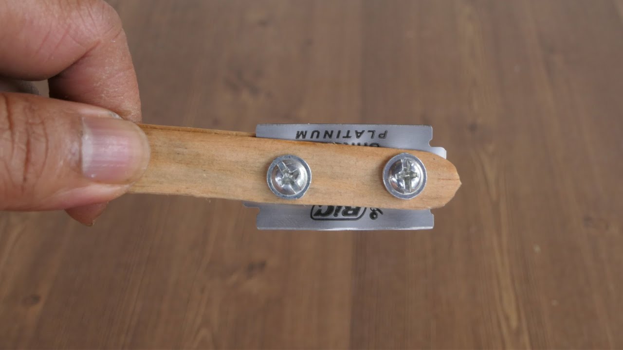 3-DIY RAZOR BLADE INVENTIONS Tips & Hacks That Work Pretty Well - YouTube