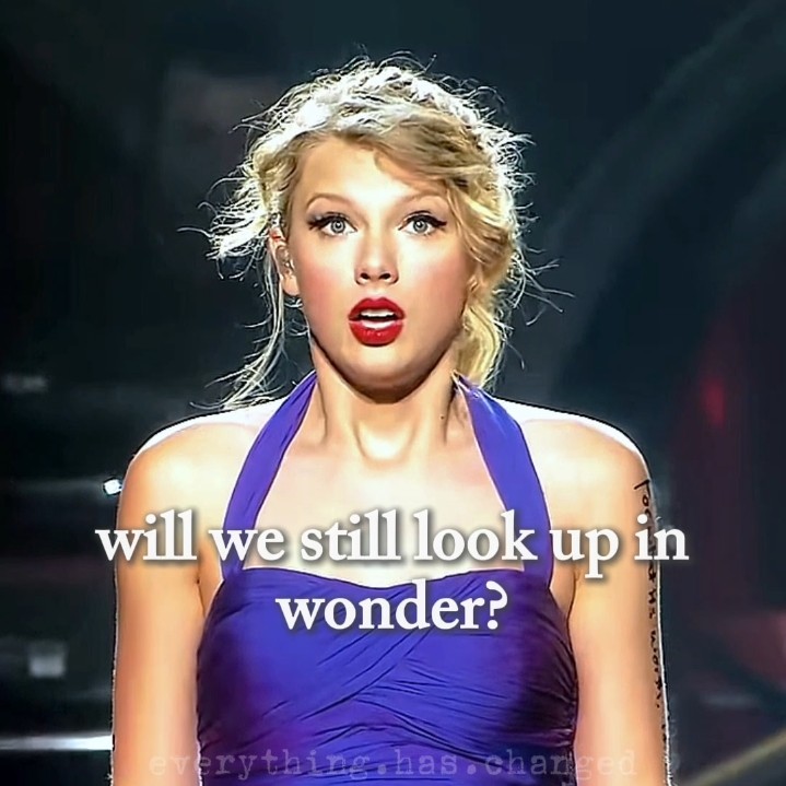 Will we still look up... | Speak Now era "WONDER" edit 💜 #wonder # ...