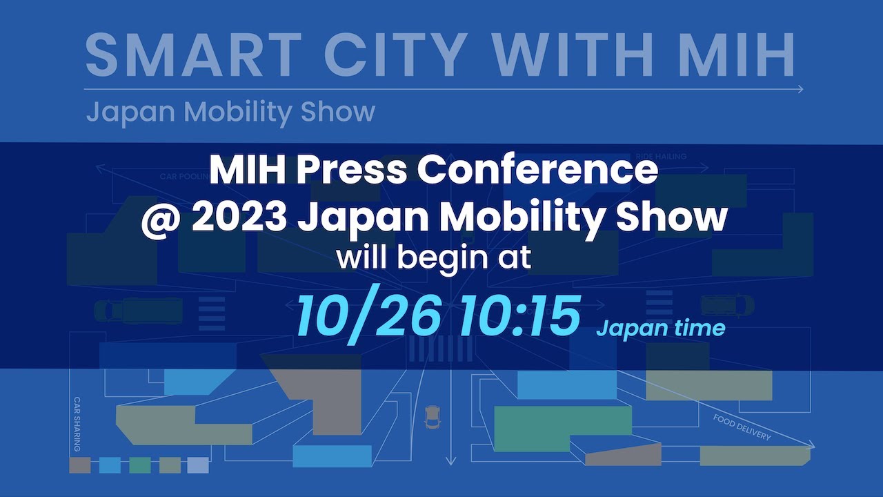 MIH Press Conference @ 2023 Japan Mobility Show - YouTube