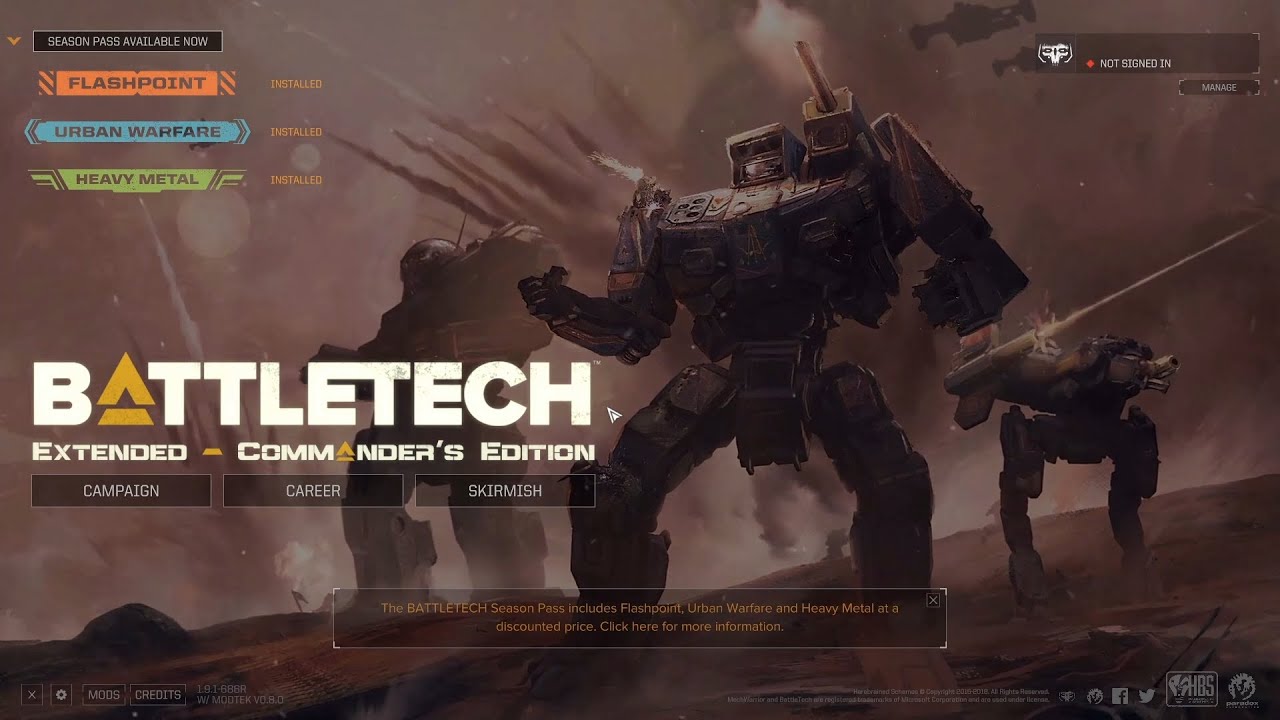 New Start More Mechs + More Map Lets Play (BattleTech Extended ...