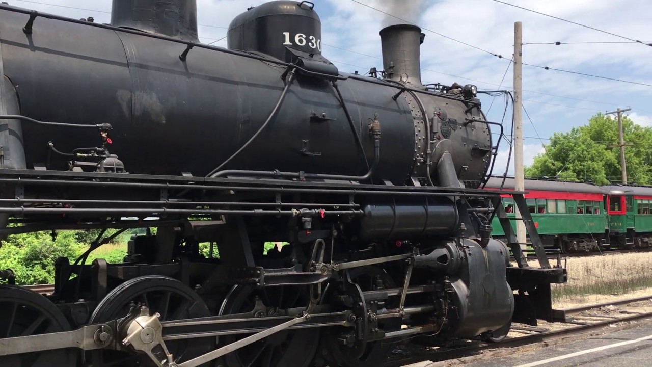 Frisco 1630 Up Close at the Illinois Railway Museum - YouTube