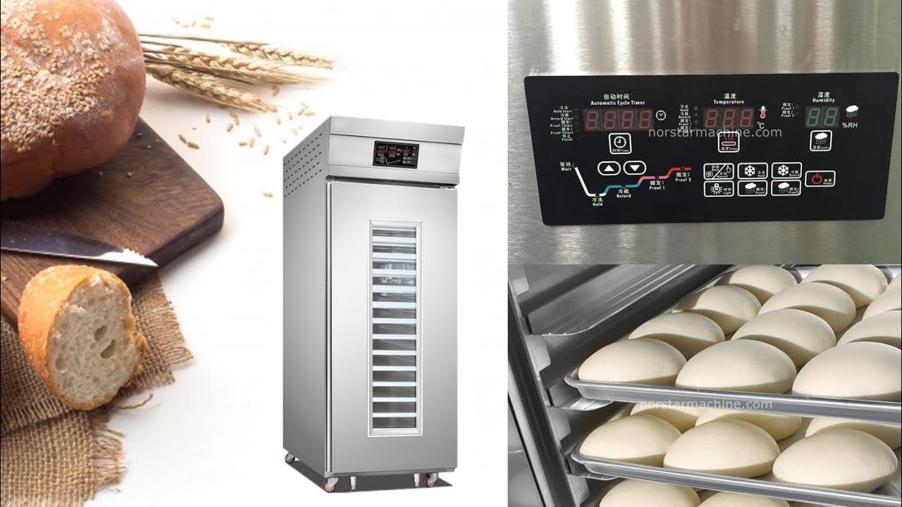 Bread fermentation room bread proofing bakery proofer - YouTube