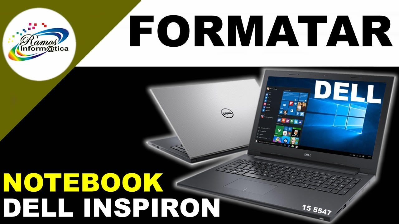 Como Formatar o Notebook Dell Inspiron 15 5547 com Windows 10, Ordem de ...