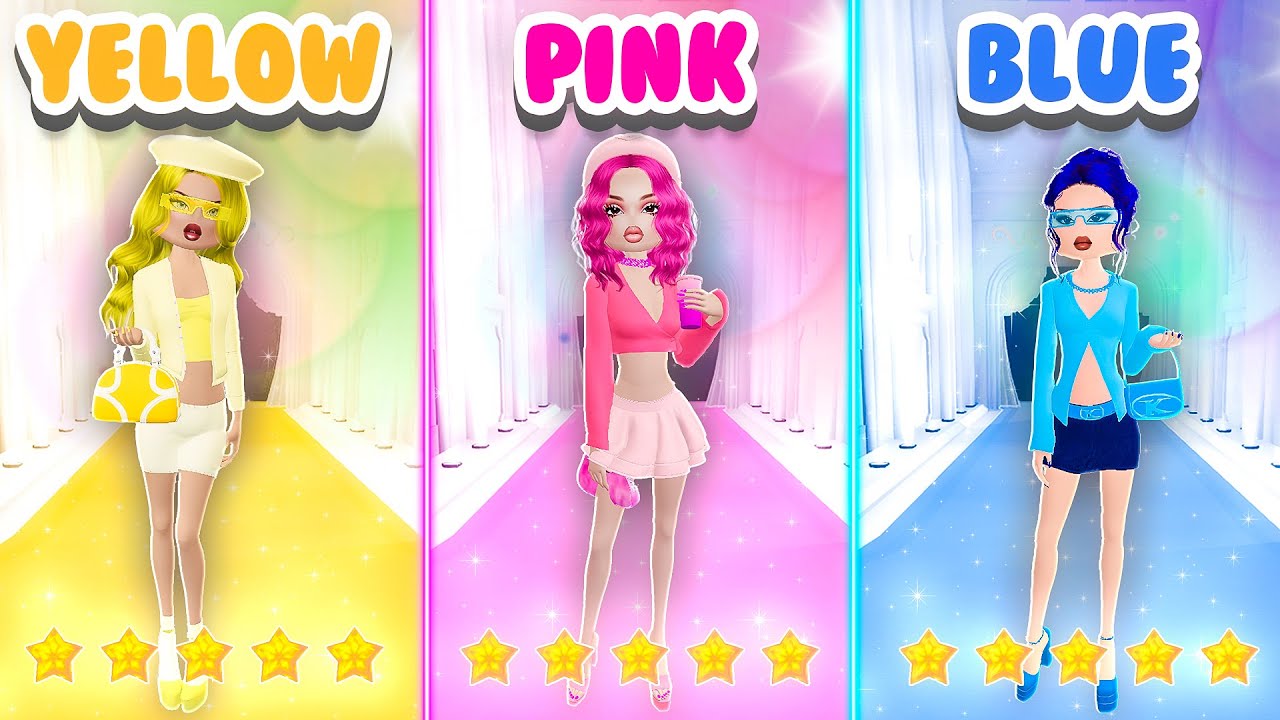 ONE COLOR ONLY CHALLENGE IN DRESS TO IMPRESS - YouTube