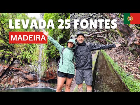 Spectacular Waterfalls! Hiking Levada das 25 Fontes and Risco (PR6) - Madeira Levadas
