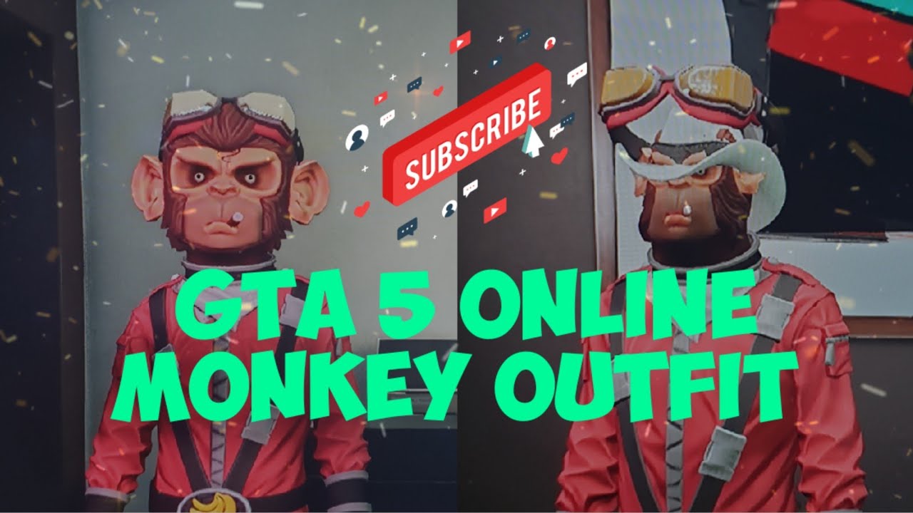 GTA 5 ONLINE MONKEY OUTFIT (OCCHIALI BAGGATI) - YouTube