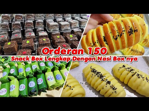 Ada Orderan Snack Box Lengkap Dengan Nasi Box nya - YouTube