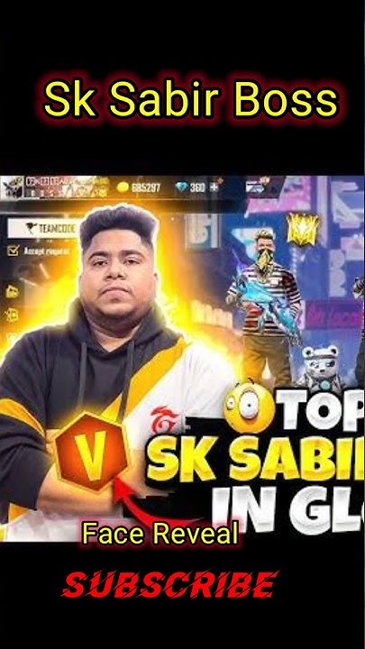 Free Fire F0 9f 94 A5 Sk Sabir Boss Face Reveal E2 98 A0 Ef B8 8f