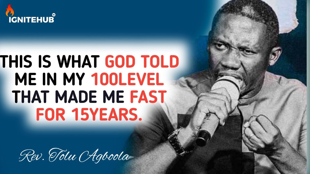 THIS IS WHAT GOD TOLD ME IN MY 100LEVEL MADE ME FAST FOR 15YEARS || REV ...