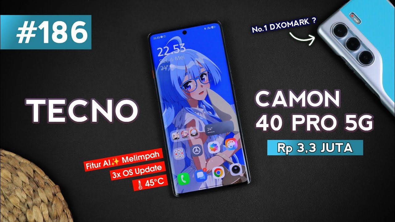 HP ALL ROUNDER TERBAIK 2025? - Unboxing TECNO CAMON 40 PRO 5G + Gaming ...