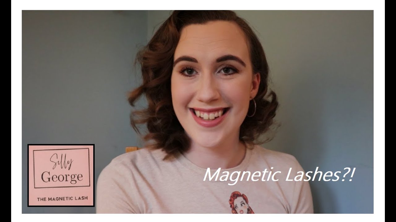 Trying out Magnetic Eyelashes?! [Silly George Review] - YouTube