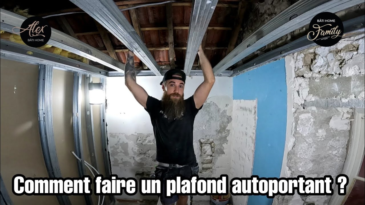 Comment faire un plafond autoportant ? Ep 60 - YouTube