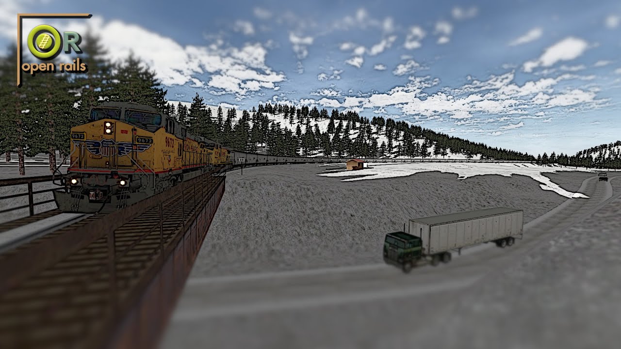 Open Rails - Moffat Tunnel Subdivision | UP Train CWEV-24 (Granby ...