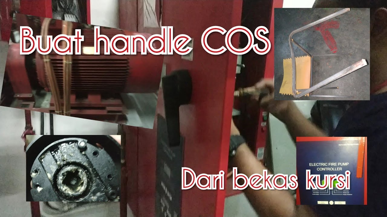 Perbaikan handle panel pompa electric fire pump - YouTube
