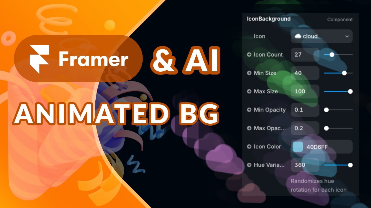 How I Built a Custom BG Animation Component with Workshop in Framer ...