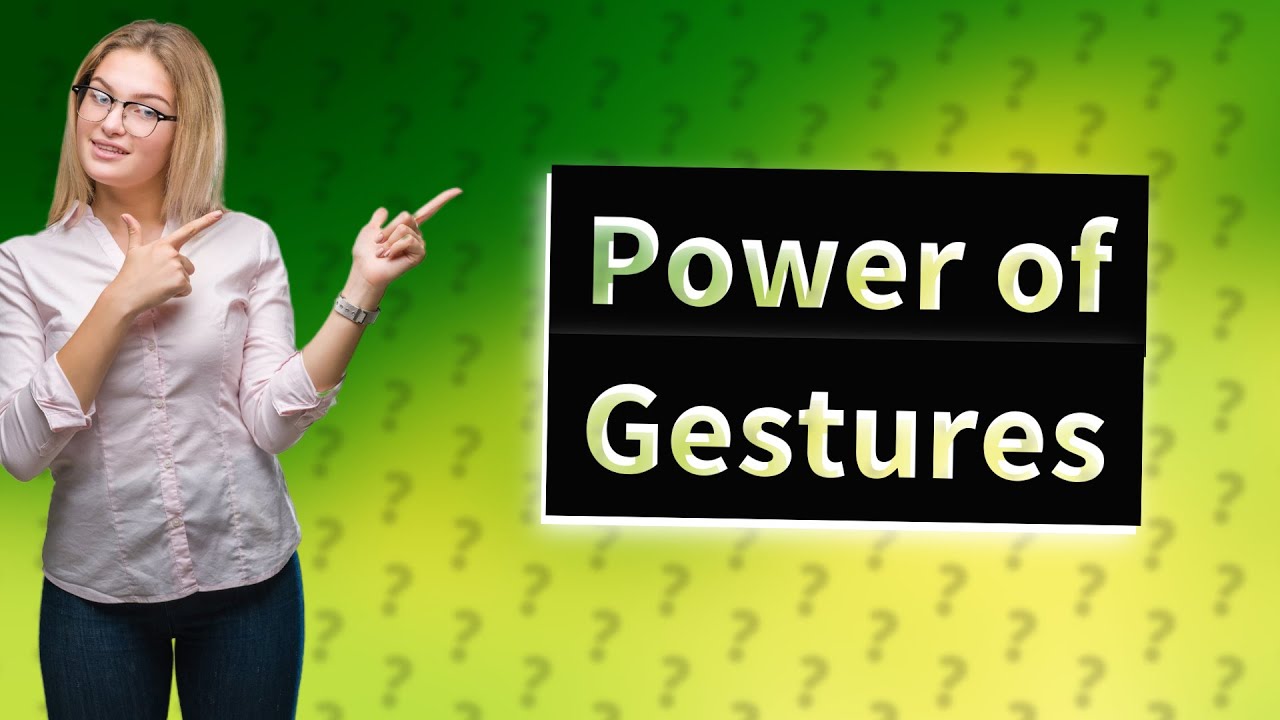 How Can Understanding Gestures Enhance Nonverbal Communication? - YouTube
