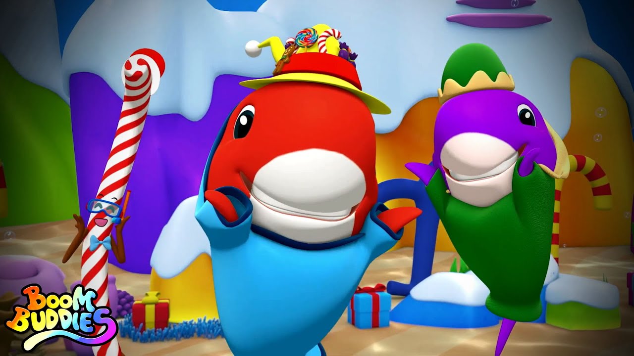 Рождество Малышка акулы песенка и потешки для детей - Boom Buddies ...