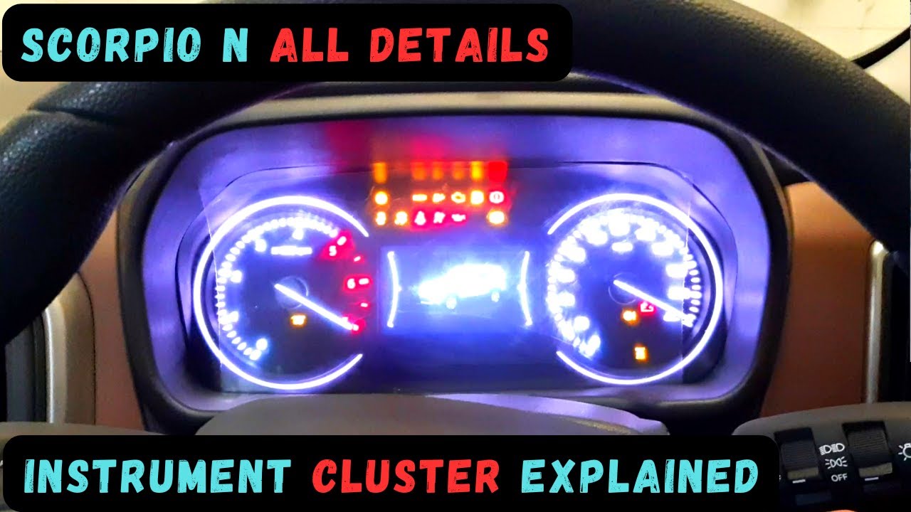 Scorpio N Cluster Explained 😍🤯|@TheGKVlogs @MahindraAutomotive - YouTube