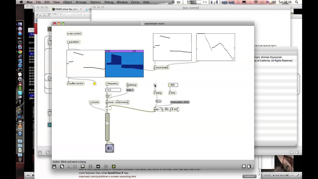 Max/MSP - Low-res Waveshape Drawing/Interpolating - YouTube