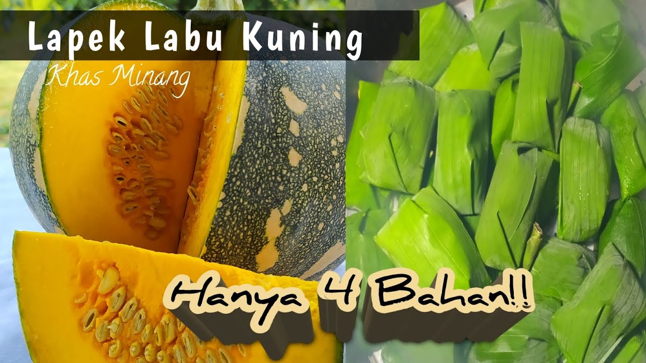 Makanan Jadul!! Cara Membuat Lapek Labu Kuning Yang Enak | Olahan Labu ...