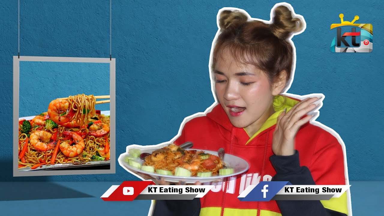 KT-Seafood Noodles [ Eating Show ] - YouTube