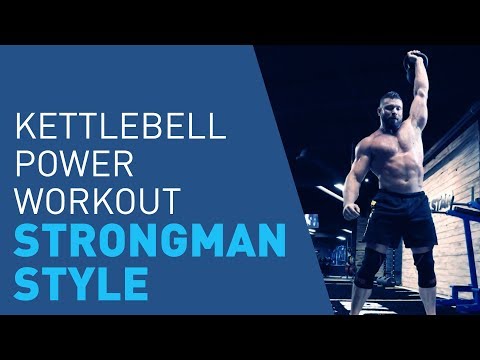 Strongman Kettlebell Workout To Build Ripped Muscle & Power