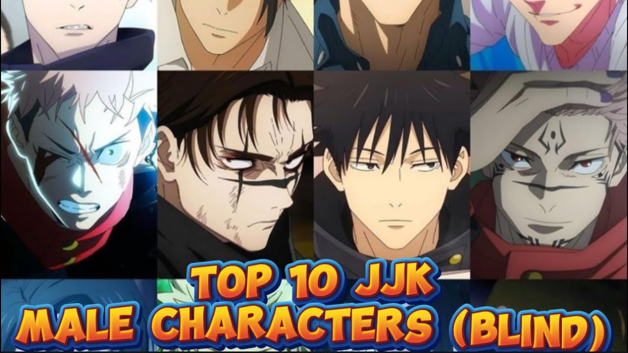 Top 10 personaggi maschili in Jujutsu Kaisen (Blind Ranking) - YouTube