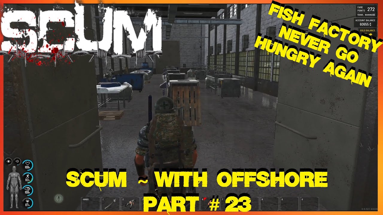 SCUM ~ With Offshore ~ Part # 23 ~ Fish factory never go hungry again ...