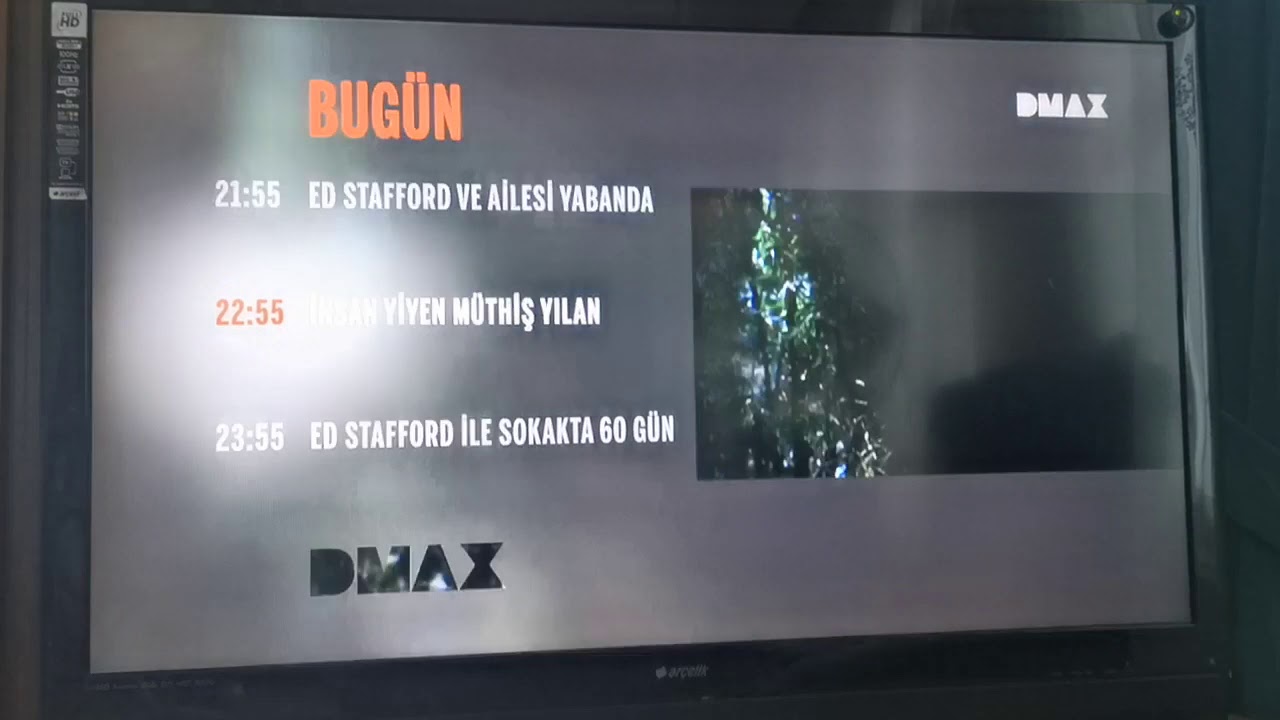 DMAX-yayın akışı,logo ve akıllı işaretler jenerigi (7 yaş ve üzeri ...